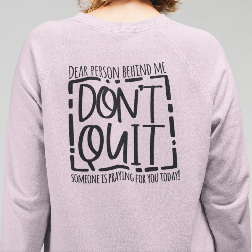 Dear Person Behind Me Hoodies & Sweatshirts – My Peace of Mindfulness